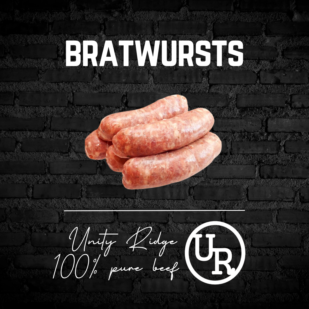 Beef Brats – Unity Ridge Beef